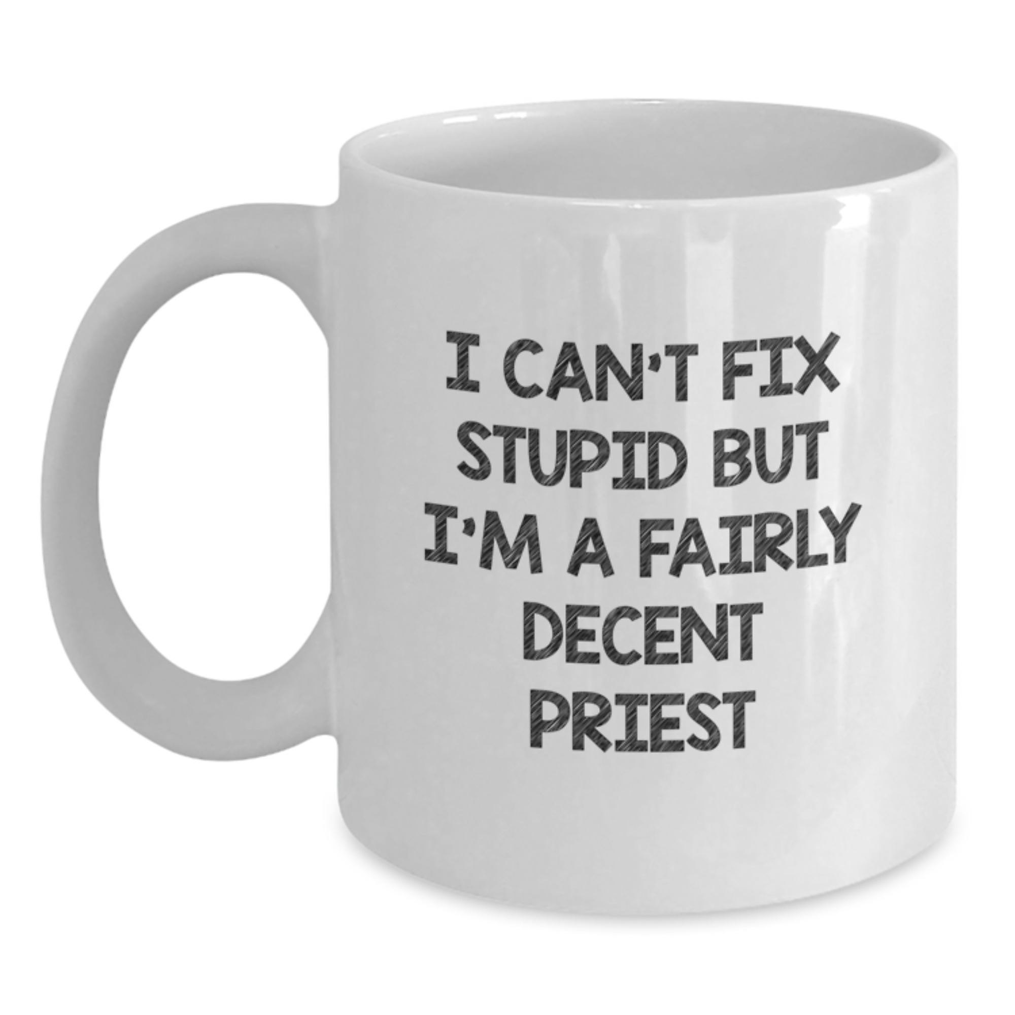 Funny Priest Coffee Mugs Gifts from Family Friends for Men Priest Humor ...