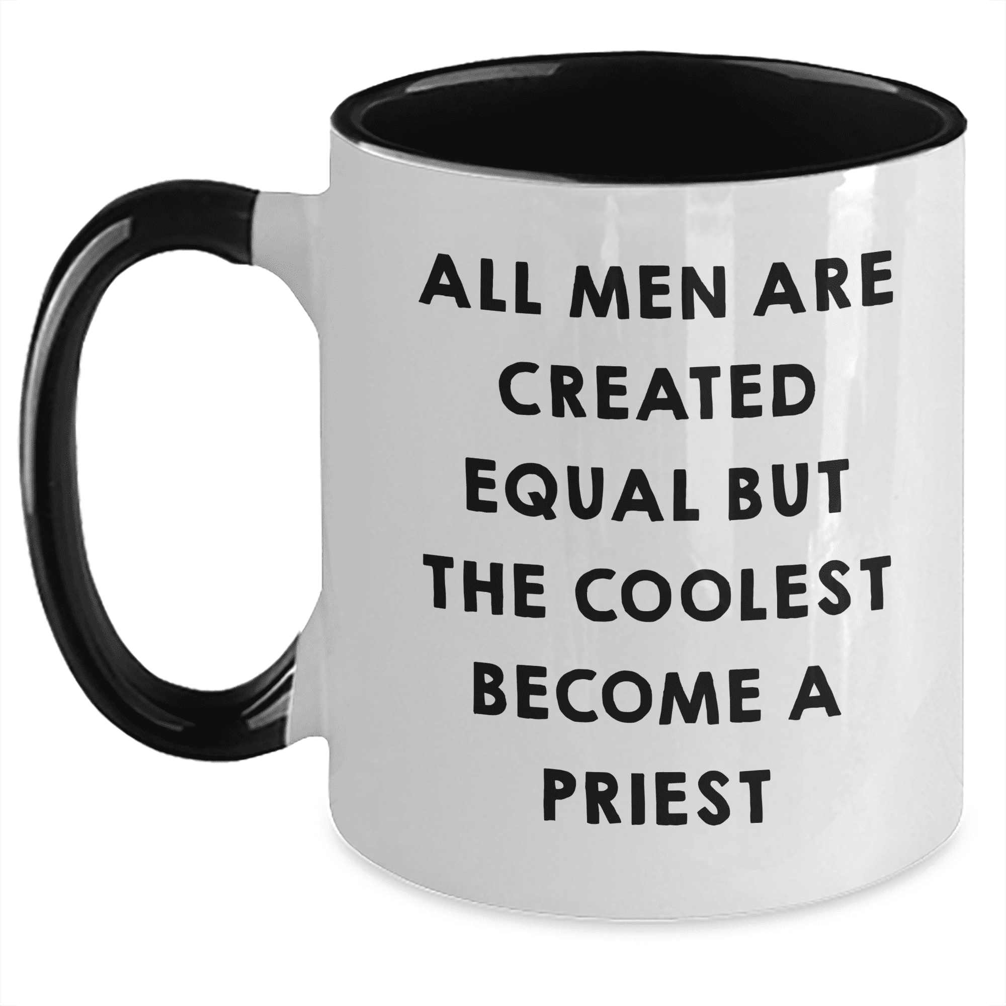 Funny Priest Gifts for Men - Cool Two Tone Coffee Mugs for Mother's Day ...