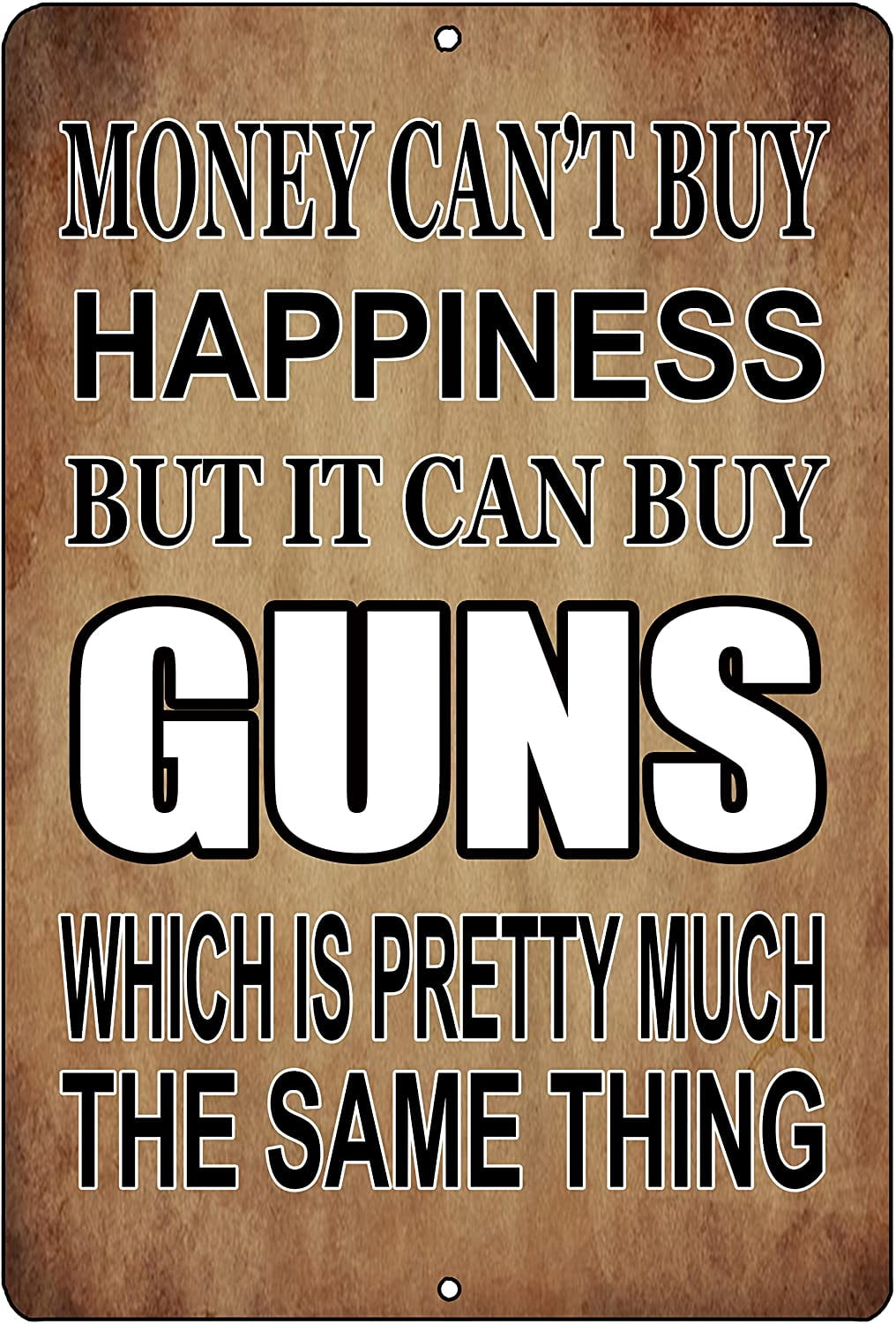 Funny Pro Gun Metal Tin Sign, 12x8 Inch, Wall Décor - Man Cave Bar ...