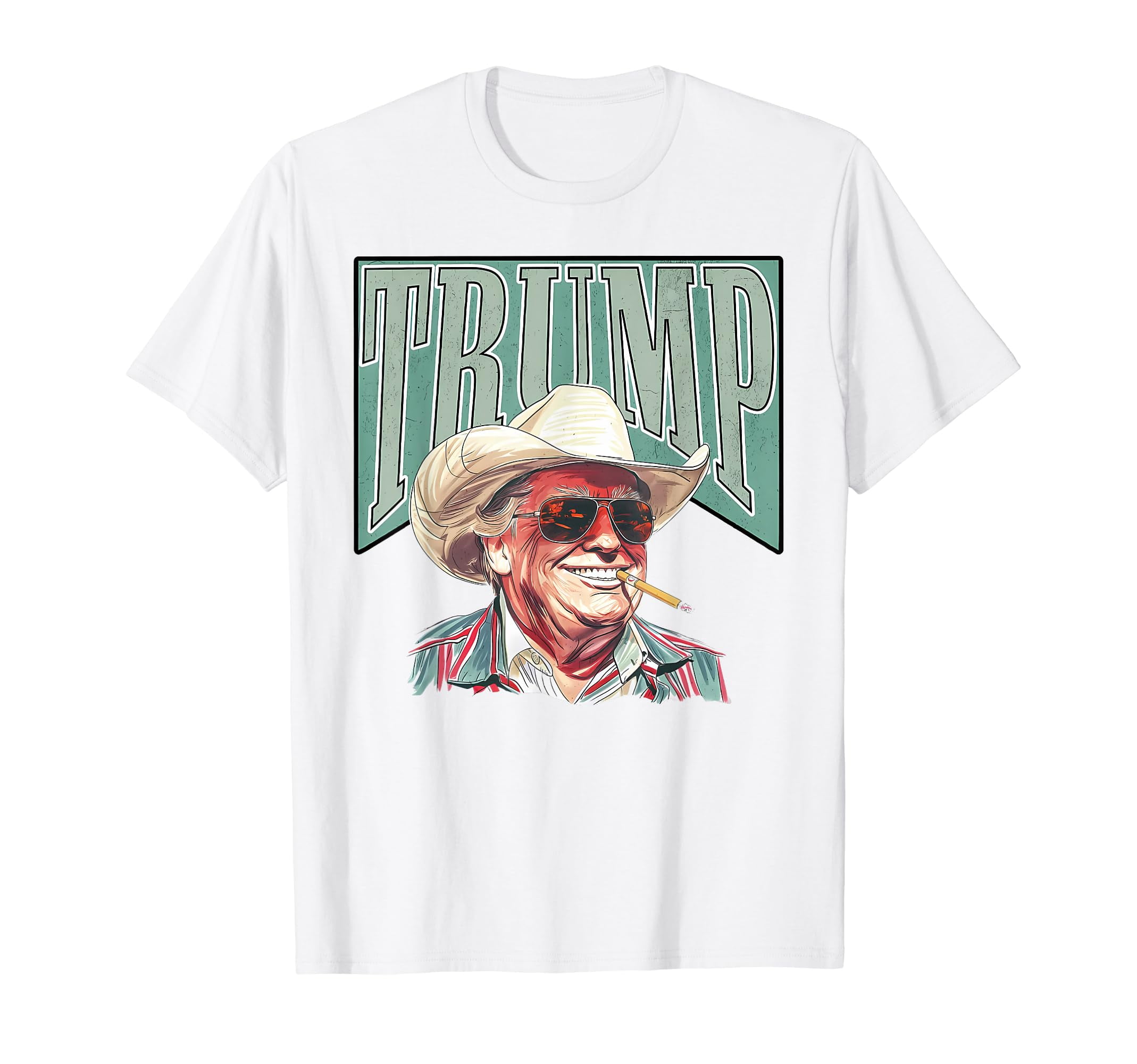 Funny Pro Trump 2024 Cowboy Western Donald Trump Daddy MAGA T-Shirt ...