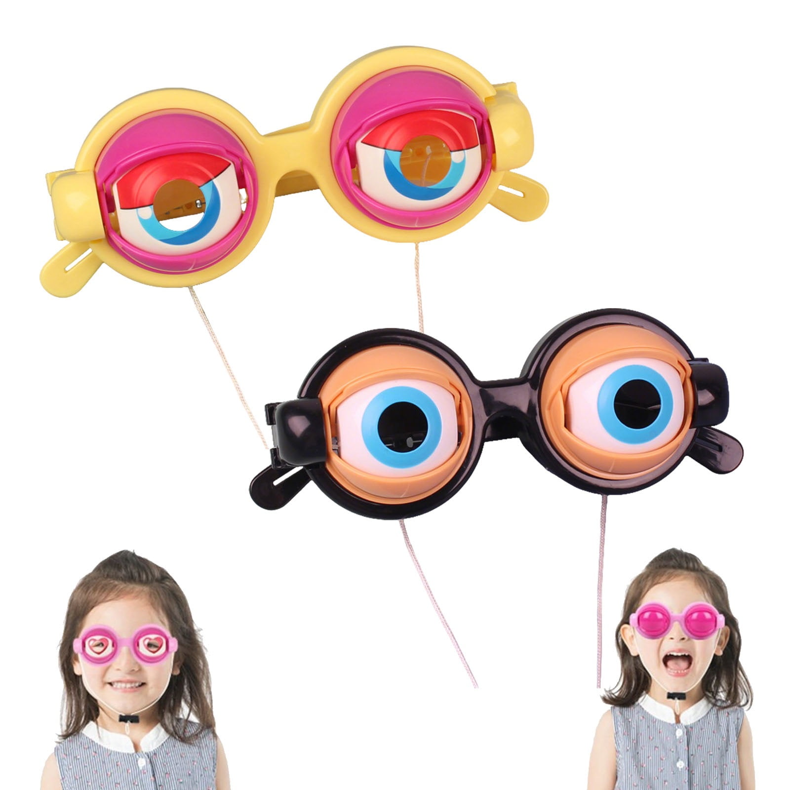 Funny Prop Glasses, Crazy Eyes Glasses, Novelty Shaking Sunglass with ...