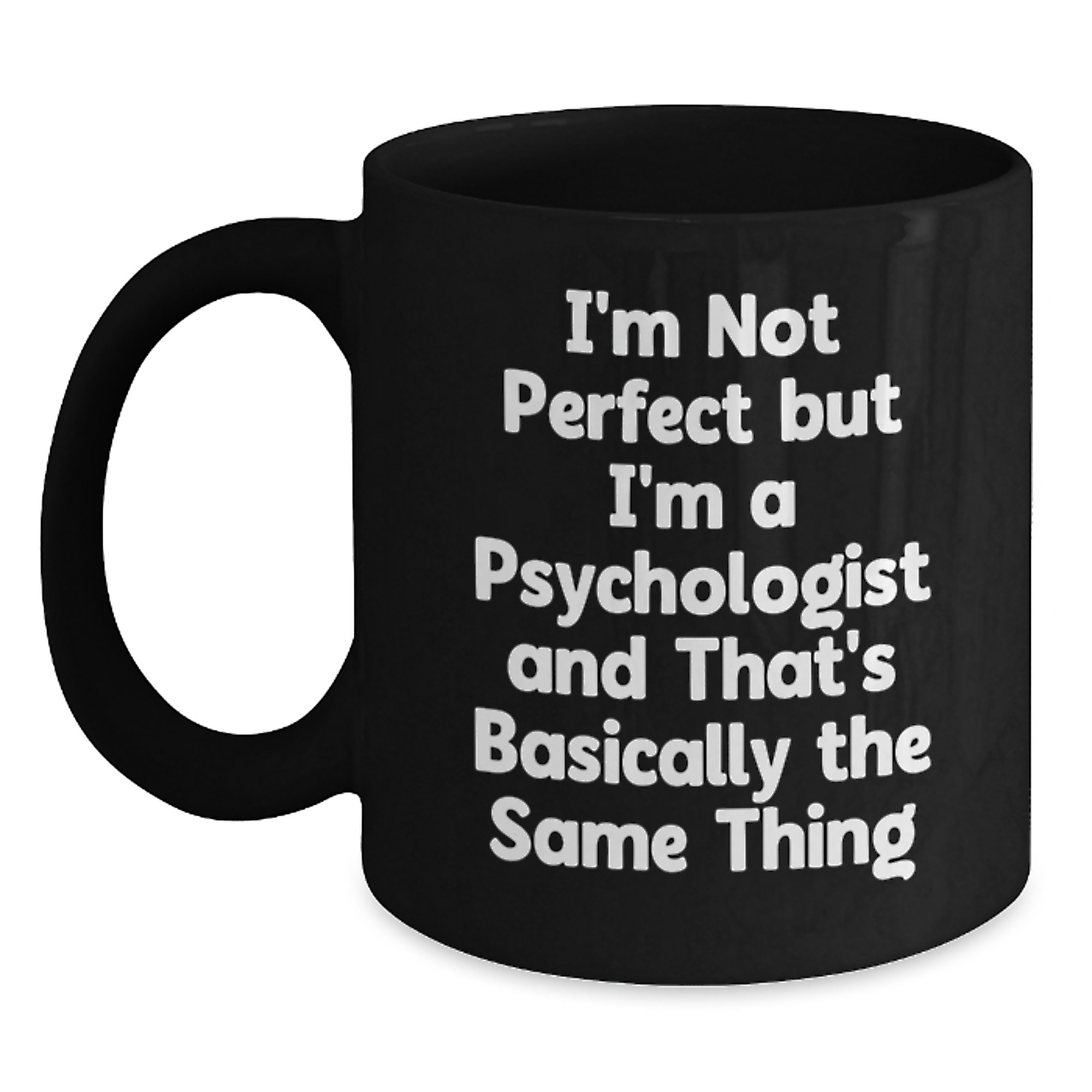 Funny Psychologist Gifts from Men to Women, Black Coffee Mugs for ...