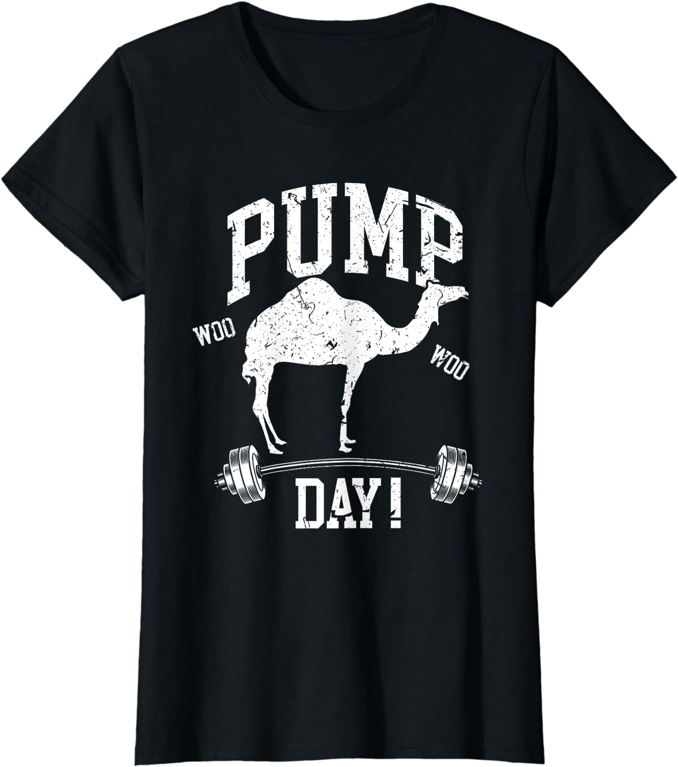 Funny Pump Day Hump Day Camel Weight Lifting Training Gym T-Shirt ...