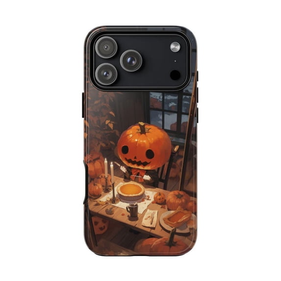 Funny Pumpkin Pie Eater Festive Dessert Art Case with iPhone 17 to 11 ...