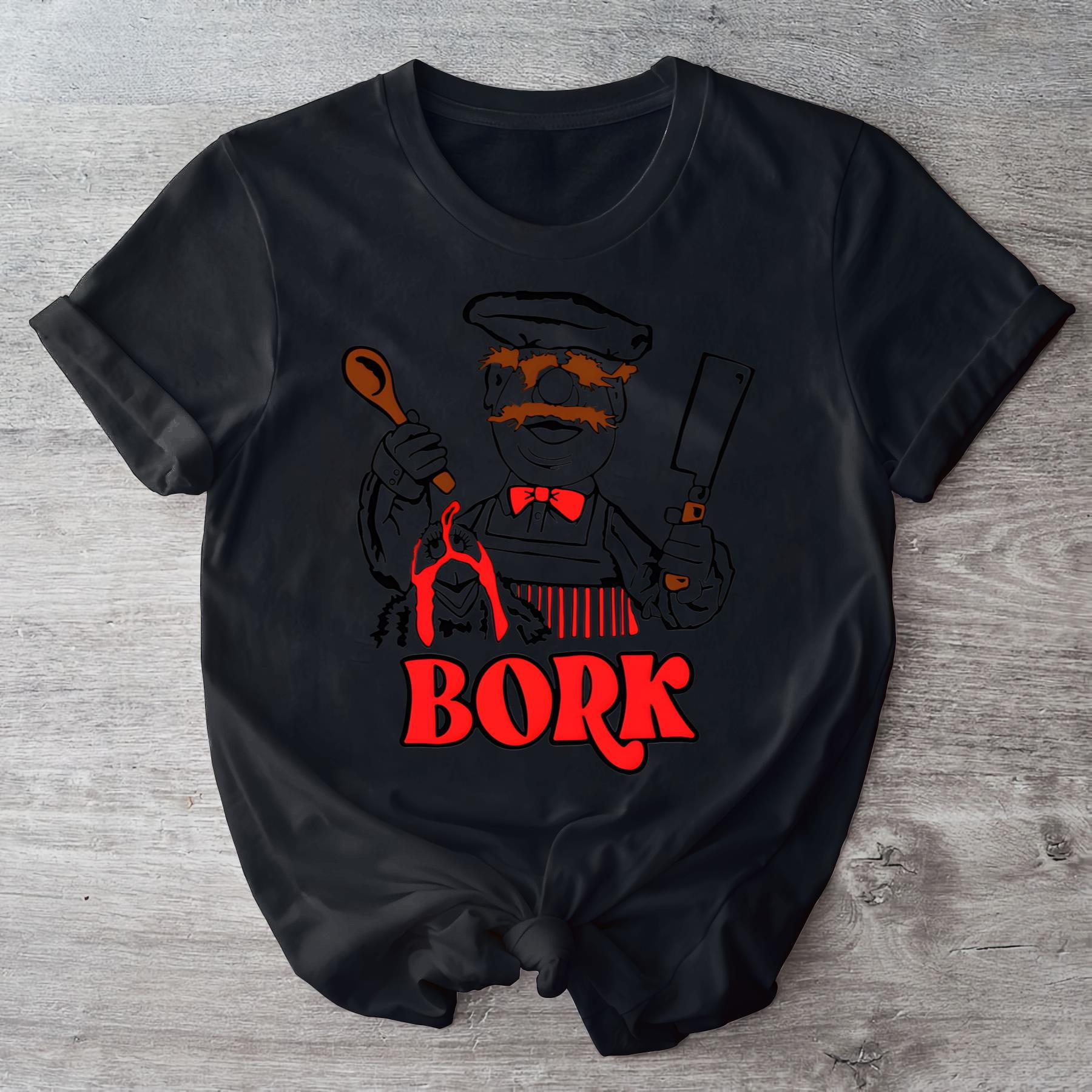 Funny Puppet-Inspired Chef Shirt, Cartoon Cook Sketch Tee, Family ...