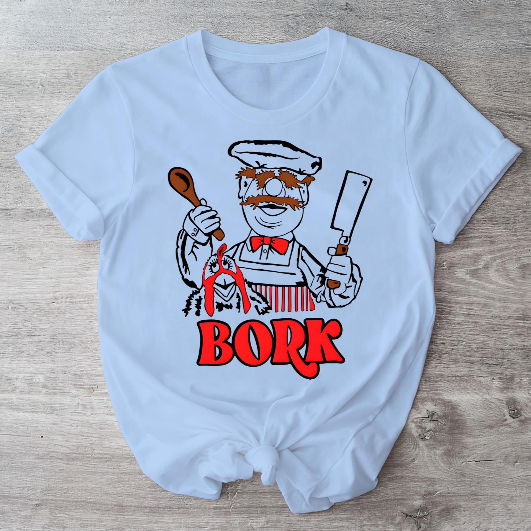 Funny Puppet-Inspired Chef Shirt, Cartoon Cook Sketch Tee, Family ...