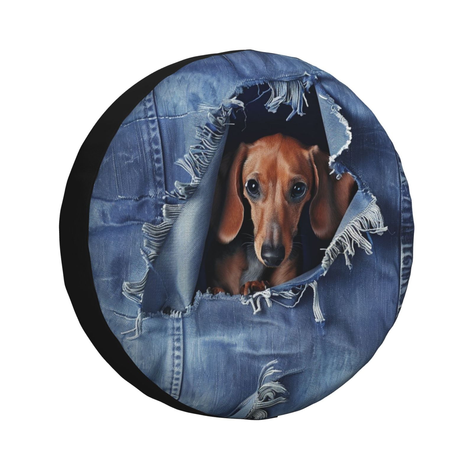 Funny Puppy Dog Pattern Cute Animal Spare Tire Wheel Cover for Car ...