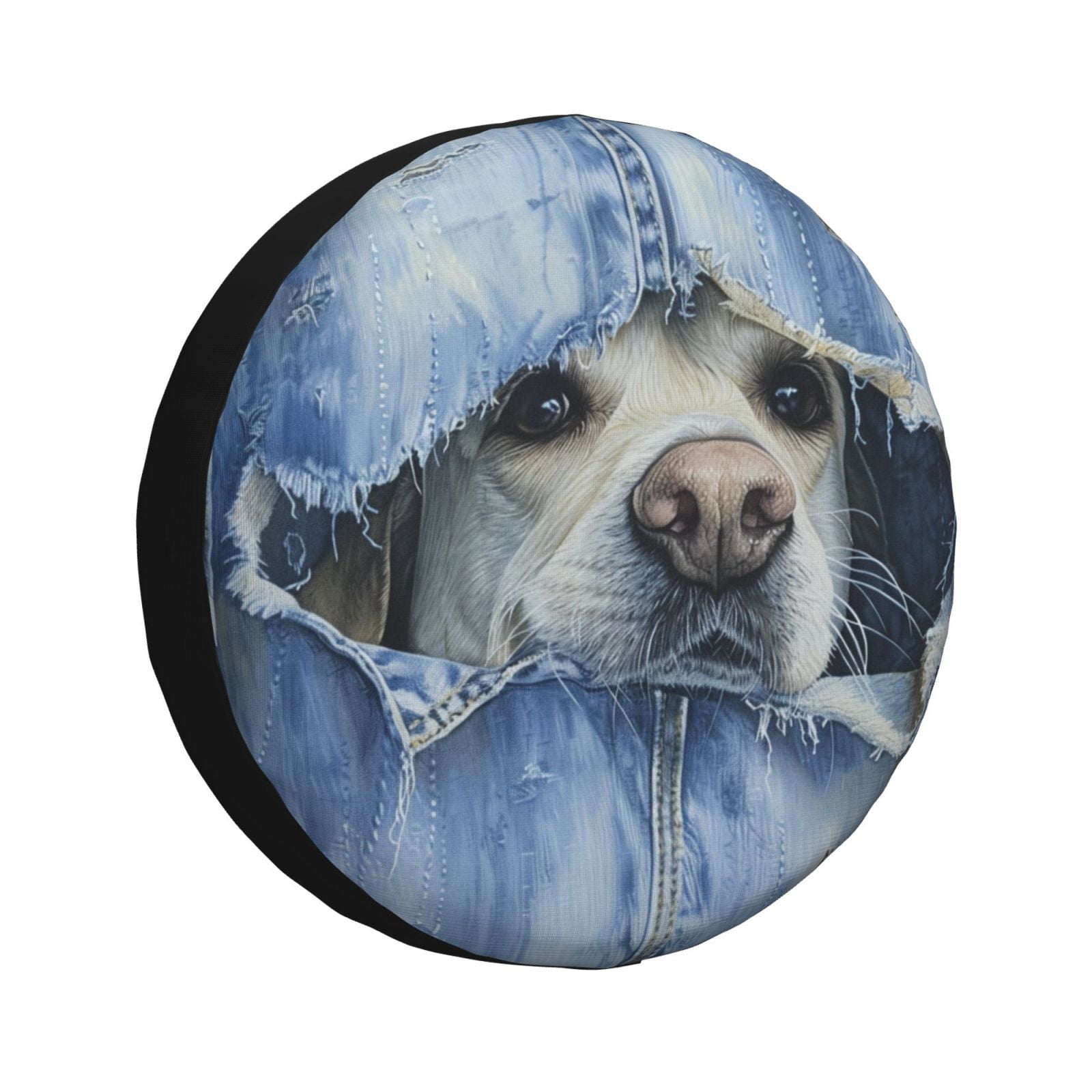 Funny Puppy Dog Pattern Cute Animal Spare Tire Wheel Cover for Car ...