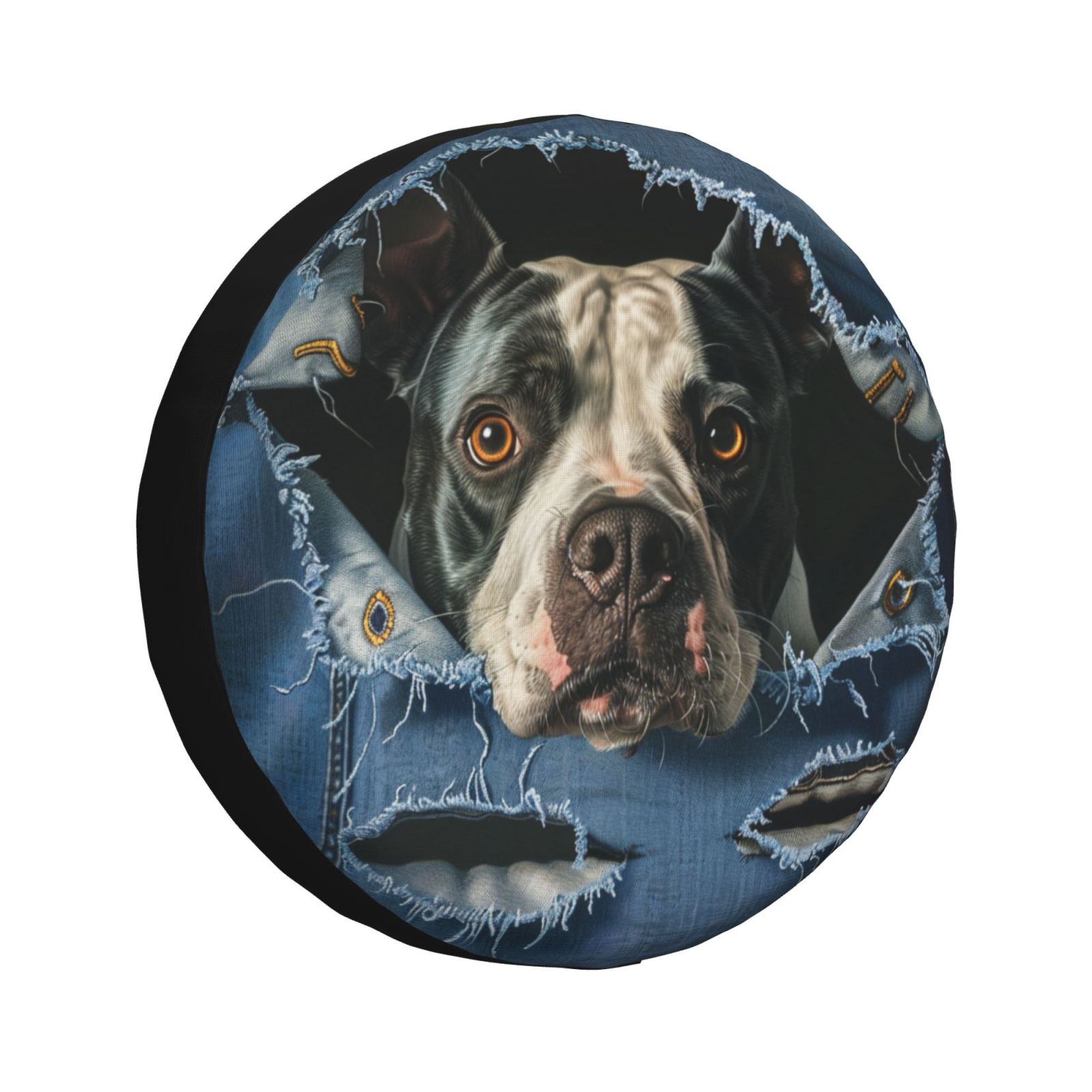 Funny Puppy Dog Pattern Cute Animal Spare Tire Wheel Cover for Car ...