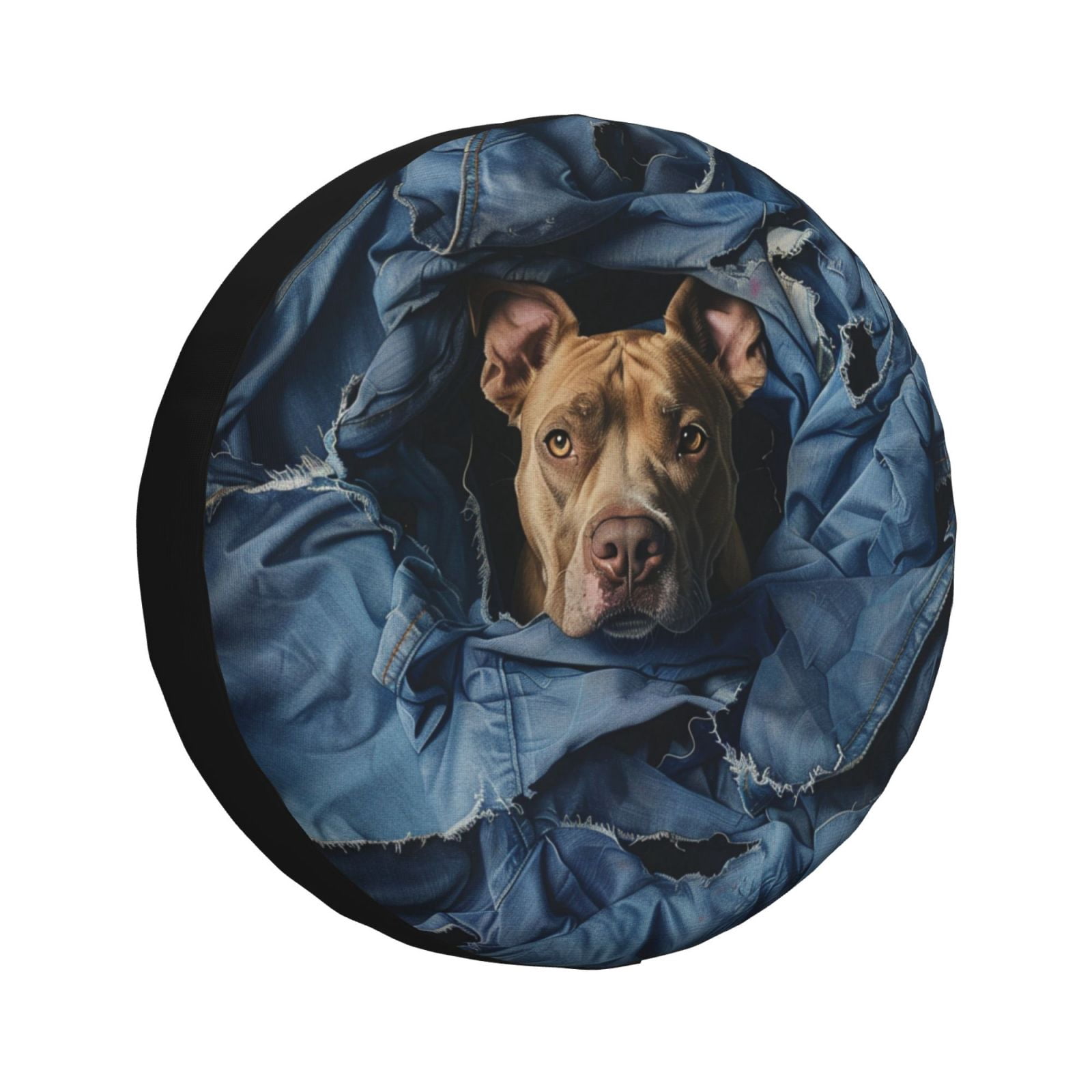 Funny Puppy Dog Pattern Cute Animal Spare Tire Wheel Cover for Car ...