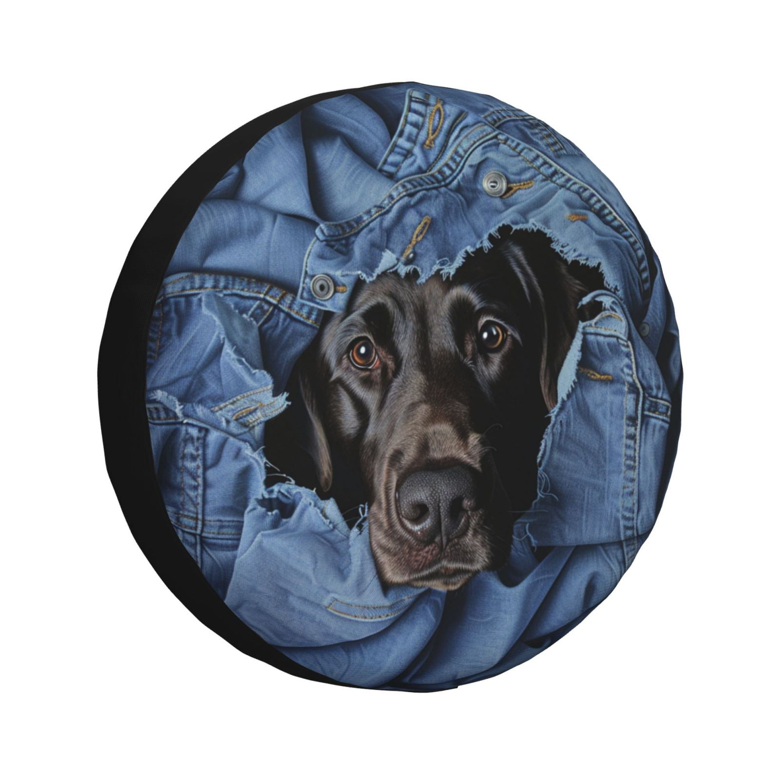 Funny Puppy Dog Pattern Cute Animal Spare Tire Wheel Cover for Car ...