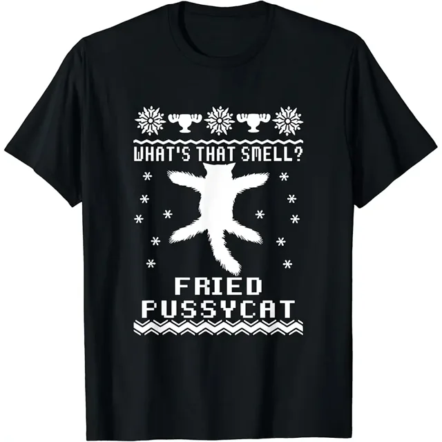 Funny Pussy Cat From Christmas Vacation Frieds Lover T Shirt