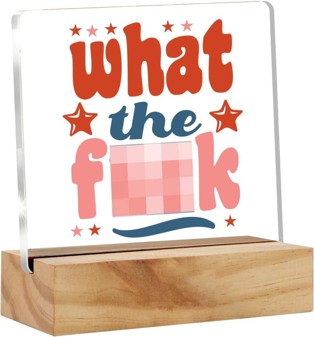 Funny Quote Desk Decor Acrylic Desk Sign Acrylic Plaque Home Office ...