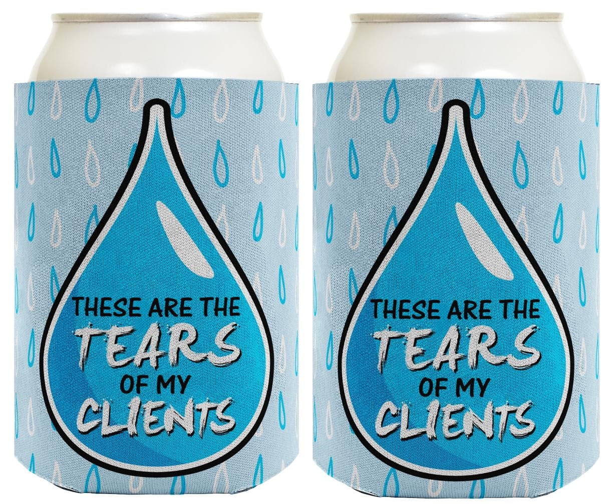 Funny Quote Gift These Are The Tears of My Clients 2-Pack Can Drink ...