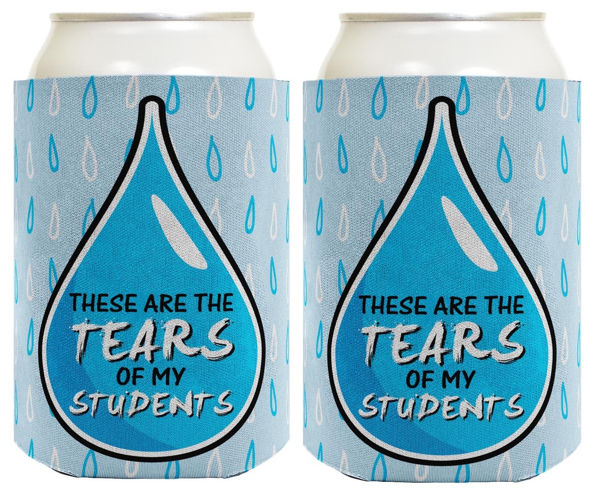 Funny Quote Gifts The Tears of My Students Teacher 2-Pack Can Drink ...