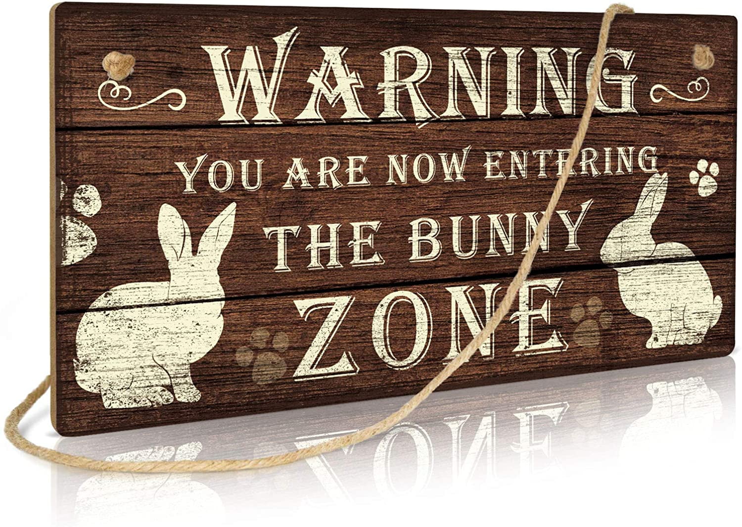 Muchenggift Funny Rabbit Sign, Bunny Home Decor Gift, Bunny Mom Lover ...