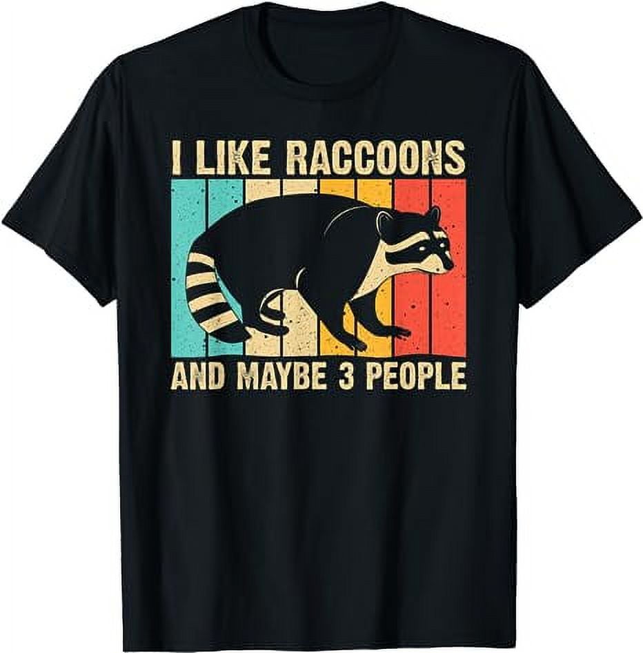 Funny Raccoon Design For Men Women Raccoon Lover Introvert T-Shirt ...