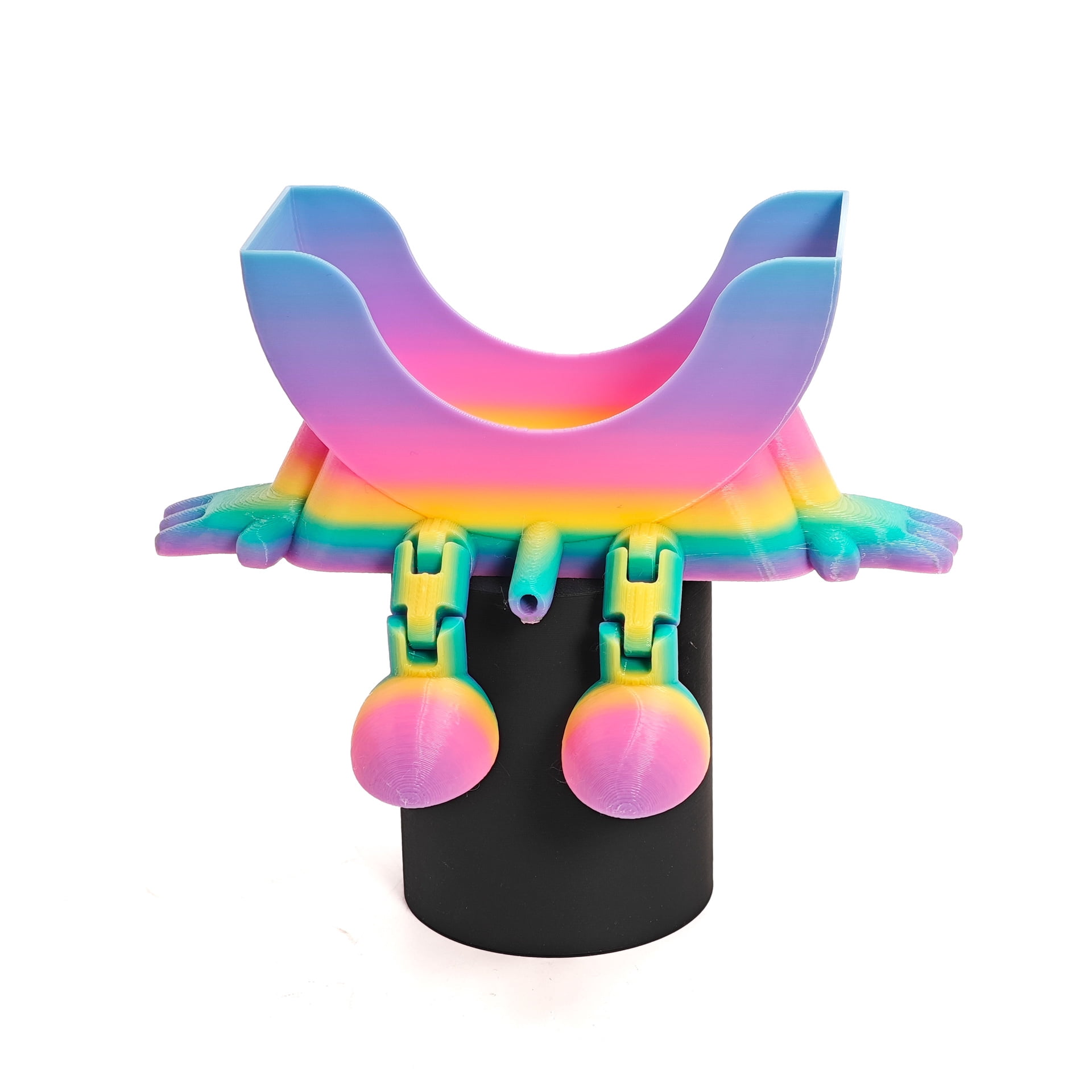 Funny Rainbow Sitting Man Sponge Holder for Kitchen Sink, Whimsical ...