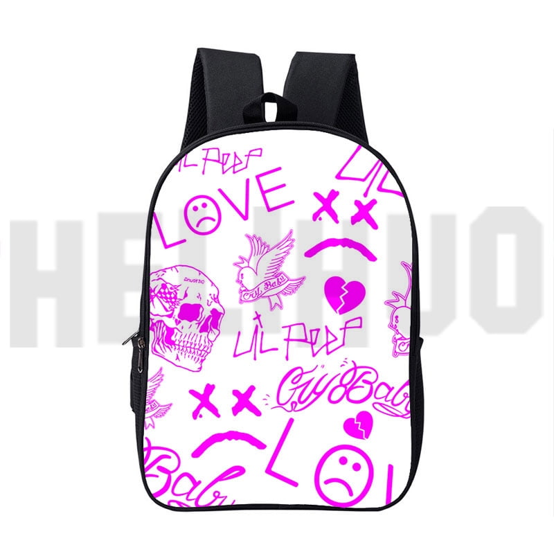 Funny Rapper 3D Print Backpacks Bookbag Vintage Canvas Outdoor Travel ...