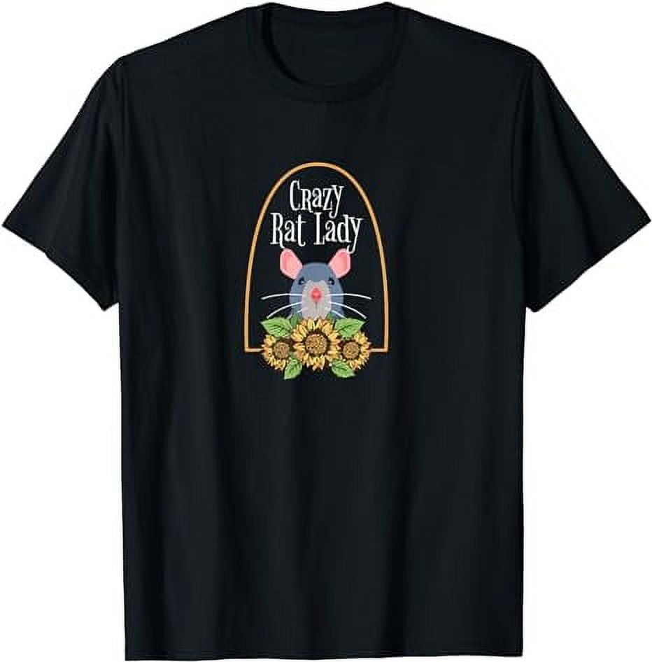 Funny Rat meme jokes Crazy Rat Lady for Rat lover T-Shirt - Walmart.com