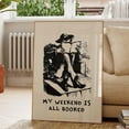 Funny Reading Quote Print: Vintage Book Art Poster UNFRAMED PAPER ...