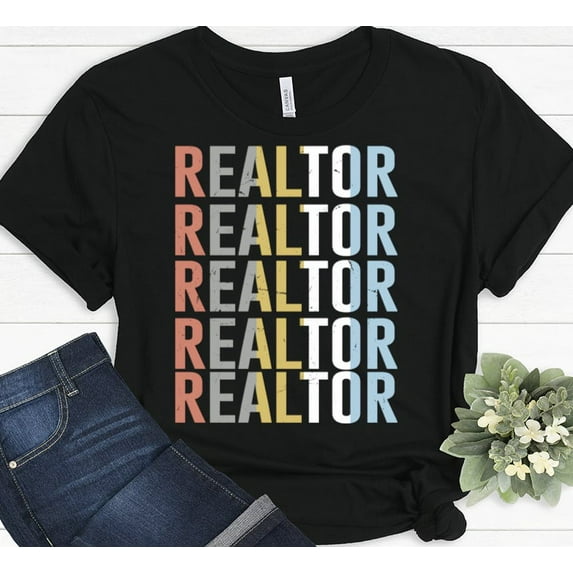 Funny Real Estate Agent Gift Idea Realtor Life Closing Sold T-Shirt ...