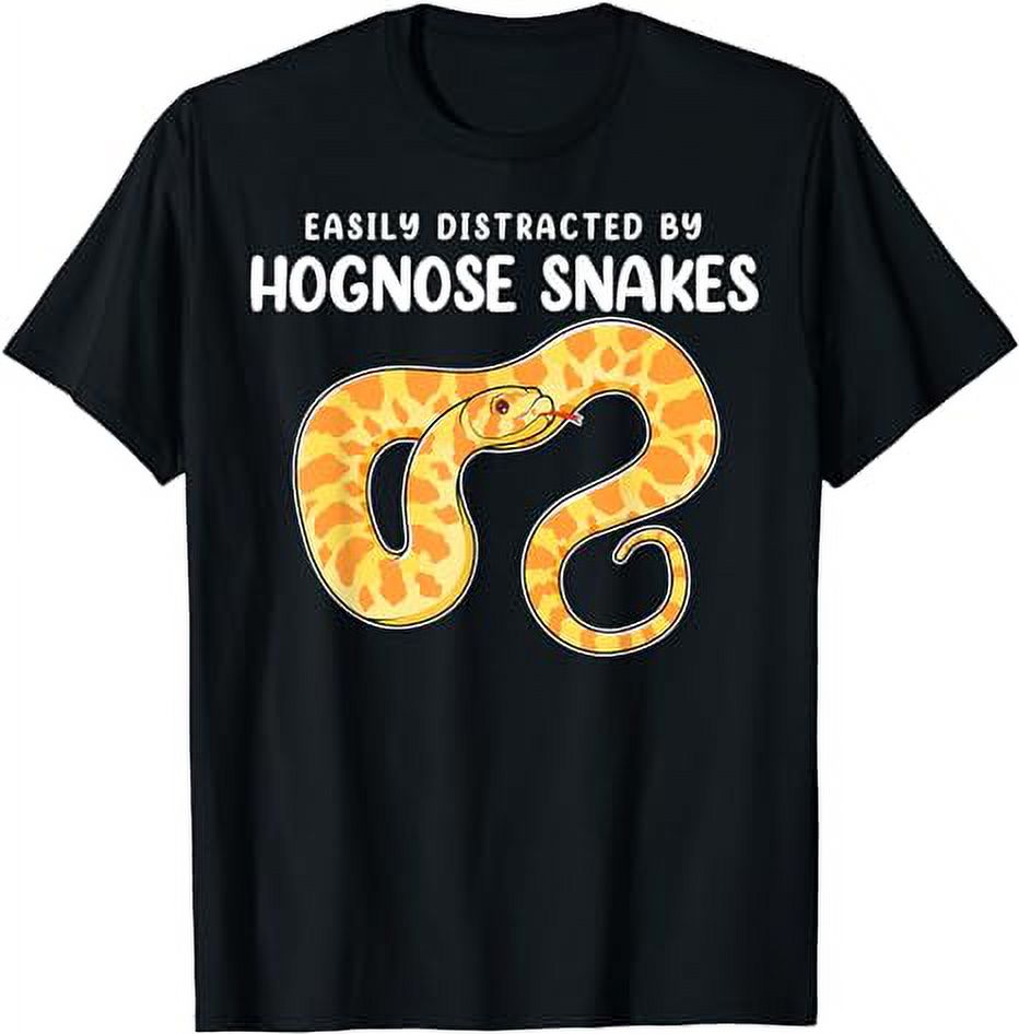 Funny Reptile Lover Easily Distracted By Hognose Snakes T-Shirt ...