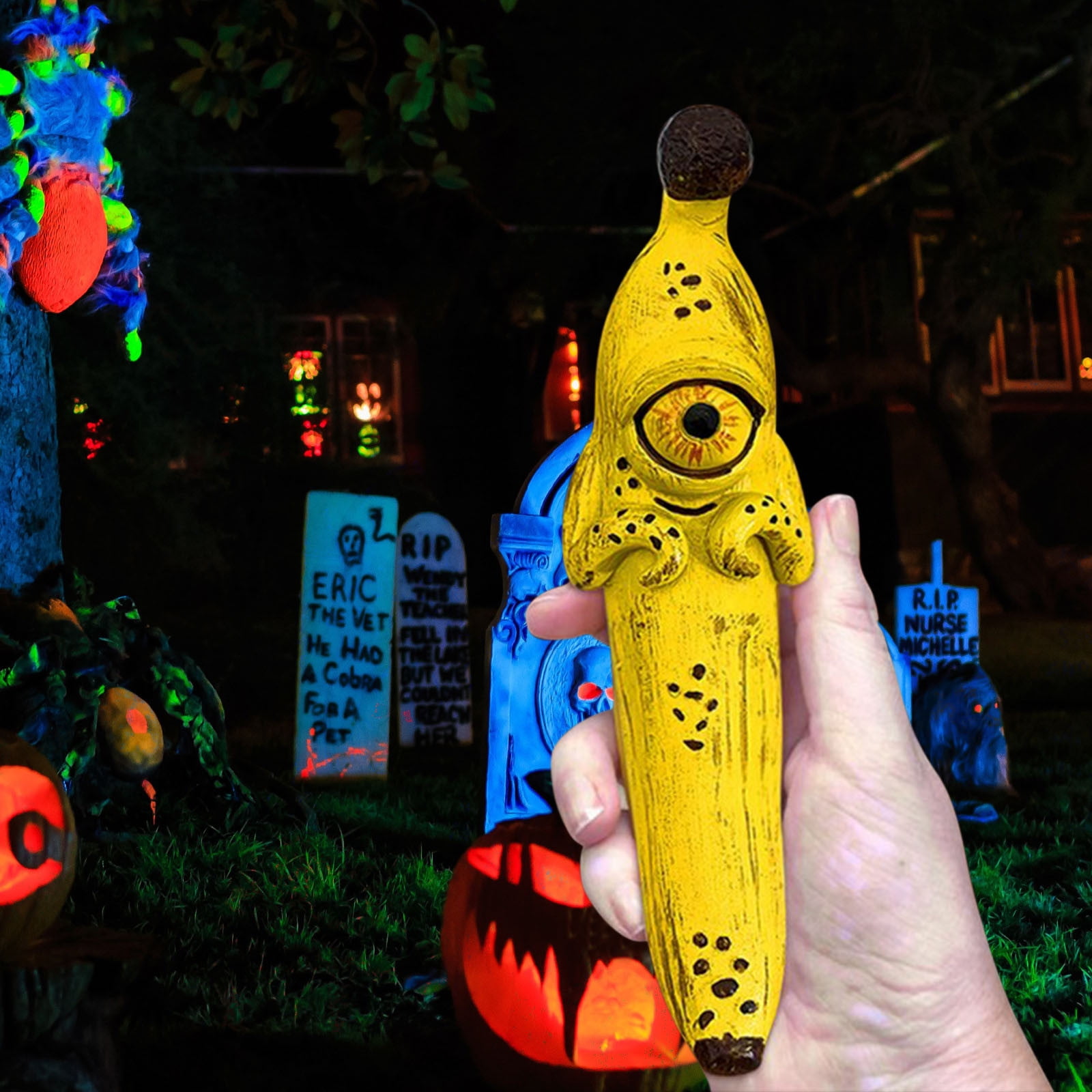 Funny Resin Banana Statue - Whimsical Home Decor for Holidays, Parties ...