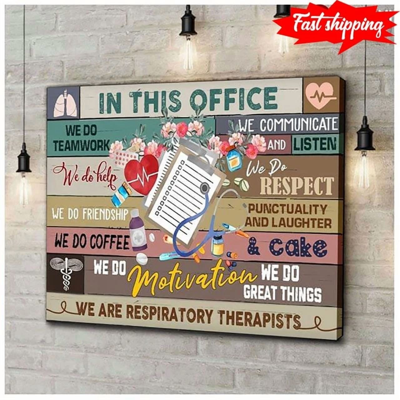 Funny Respiratory Therapists In This Office We Do Teamwork We ...
