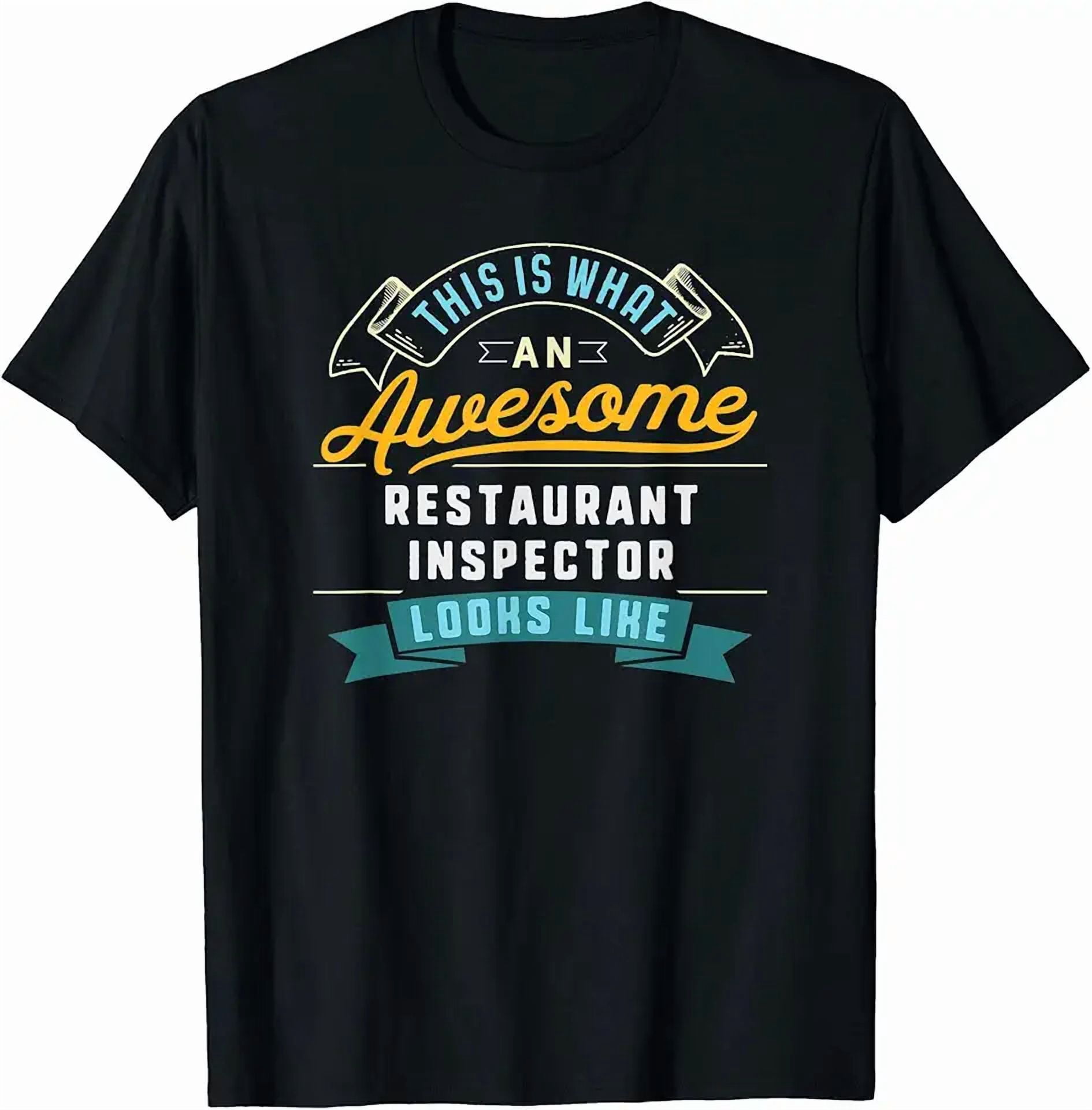 Funny Restaurant Inspector Shirt Awesome Job Occupation T-Shirt ...