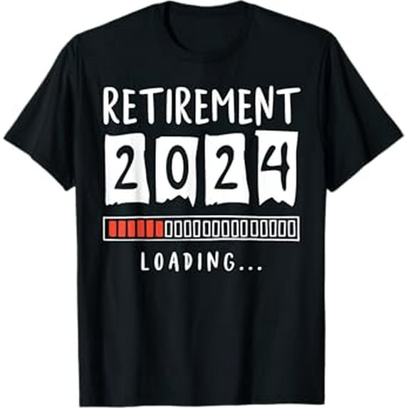 Funny Retirement 2024 Loading Countdown In Progress T-Shirt - Walmart.com