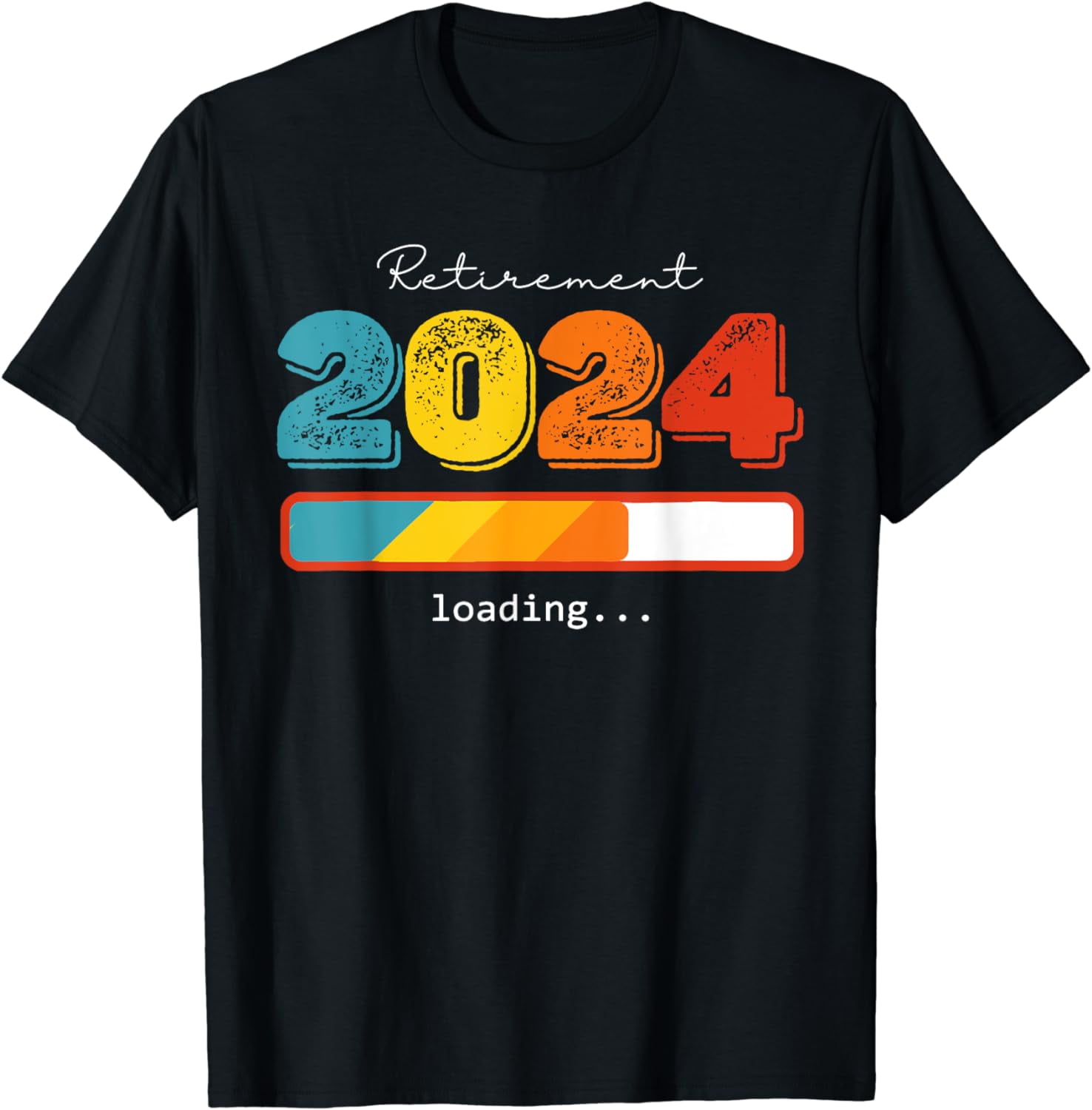 Funny Retirement 2024 Loading Retired Countdown T-Shirt - Walmart.com