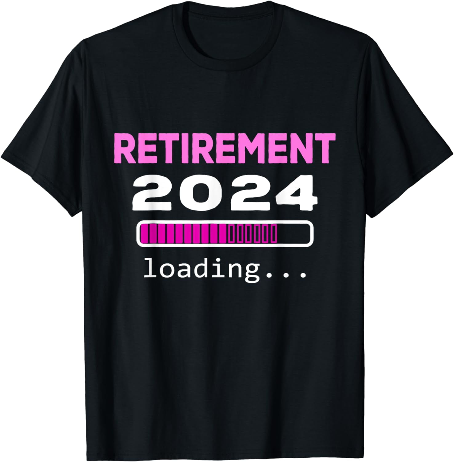 Funny Retirement 2024 Loading Retired Countdown T-Shirt - Walmart.com