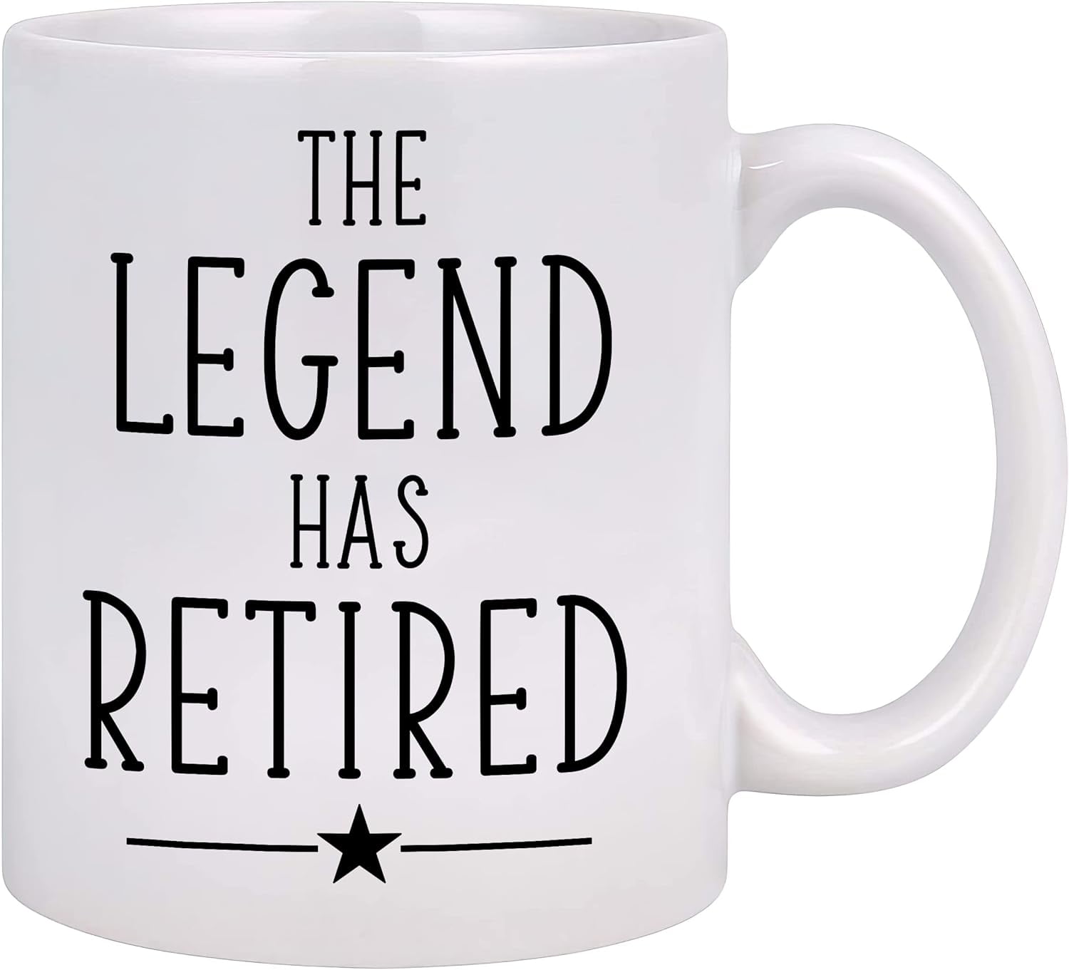 Funny Retirement Coffee Mug The Legend Has Retired Mug 11oz The Legend ...