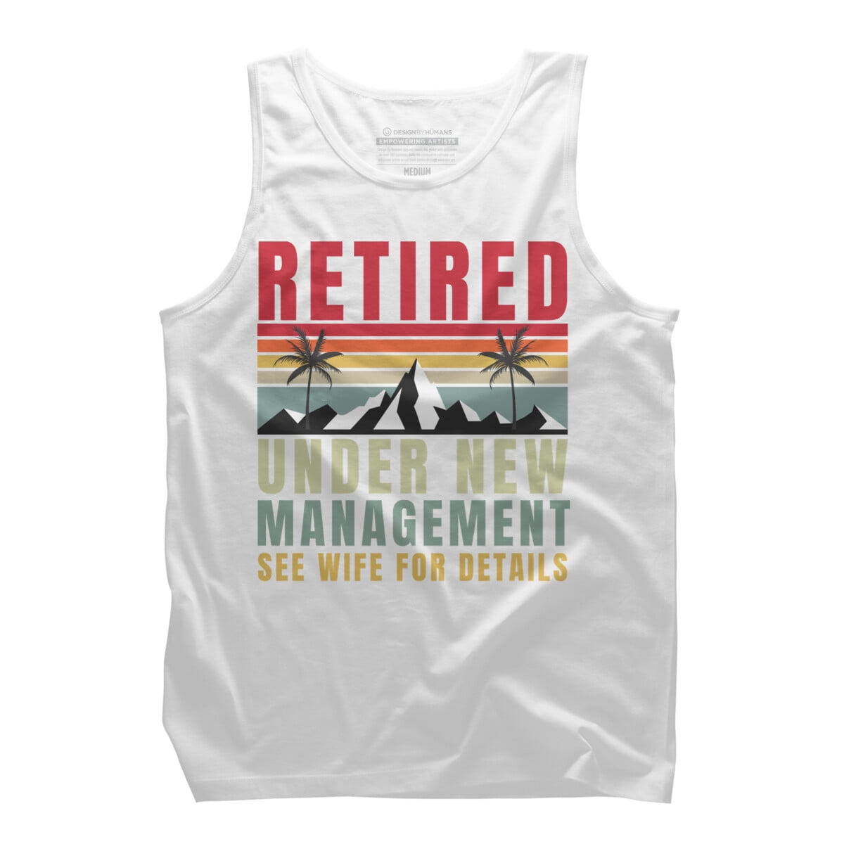 Funny Retirement Design Men Dad Humor Lovers Mens White Graphic Tank ...