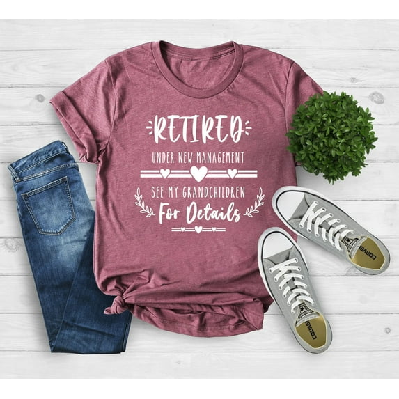 Funny Retirement Gift, New Retired Grandma T shirt, Retirement Mom Gift ...
