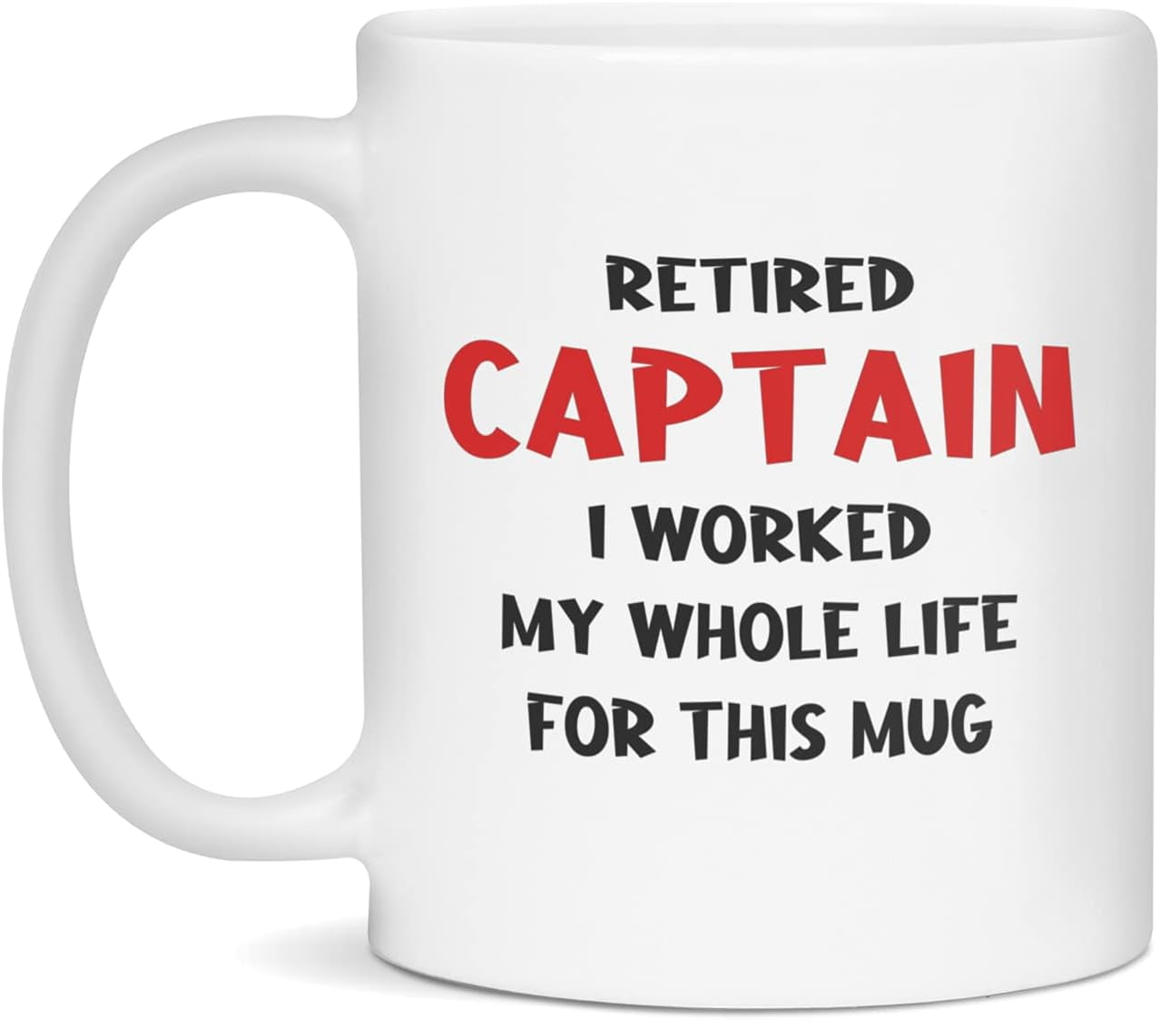 Funny Retirement Gift for Retiring Captain Retired Captain Mug, 11 ...