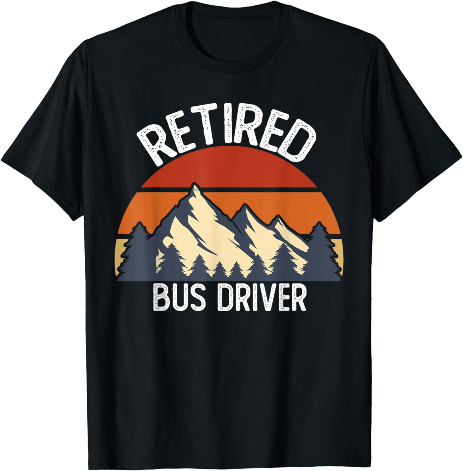 Funny Retirement Shirts for Women 2023 Retired bus driver T-Shirt ...