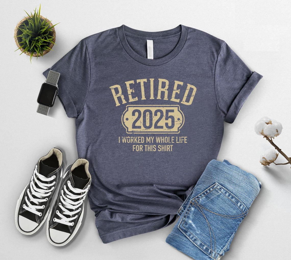 Funny Retirement Tee, Gift For Grandpa, Retirement Gift, I Worked My ...