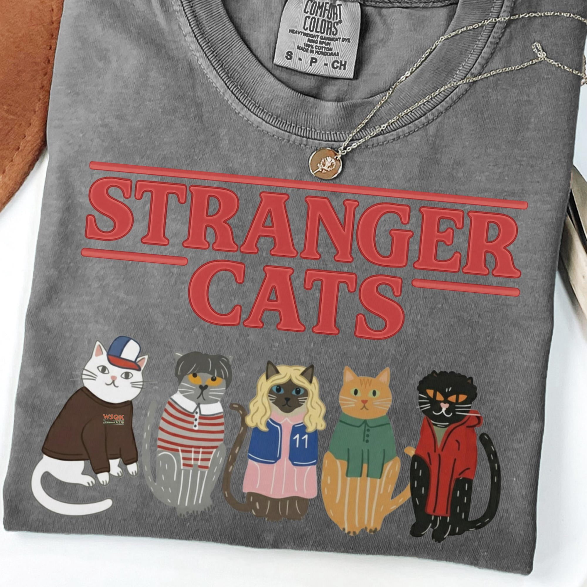 Funny Retro 80s Cat Squad Comfort Colors Tee - Pop Culture Inspired ...