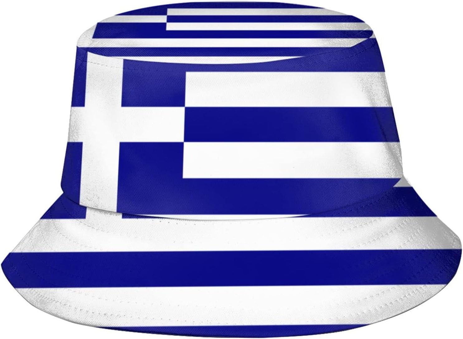 Funny Retro Greece Flag Greek Bucket Hats Summer Travel Beach Sun Hat ...