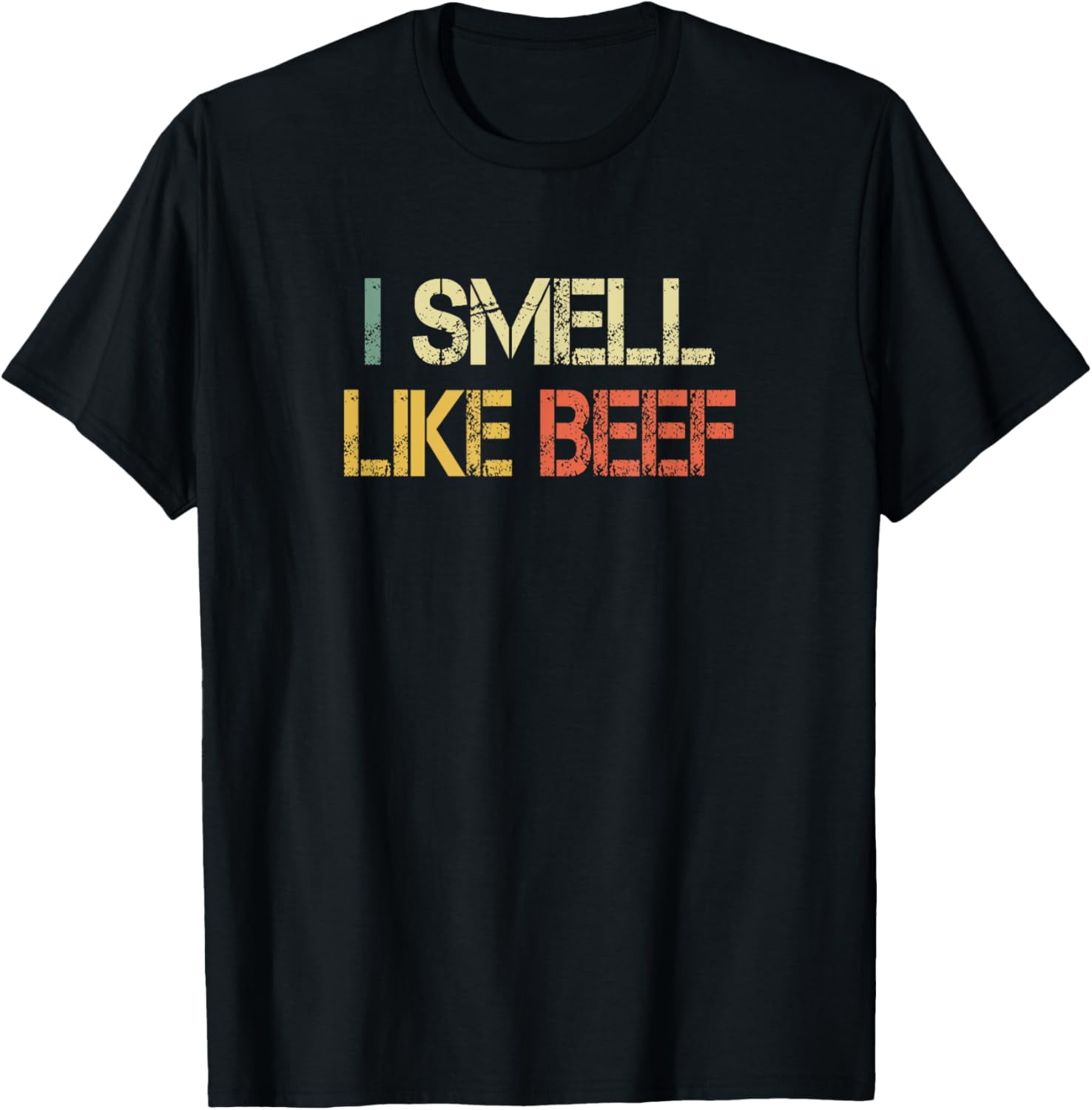Funny Retro I Smell Like Beef Meme Steak Meat Smoker Men BBQ Funny ...