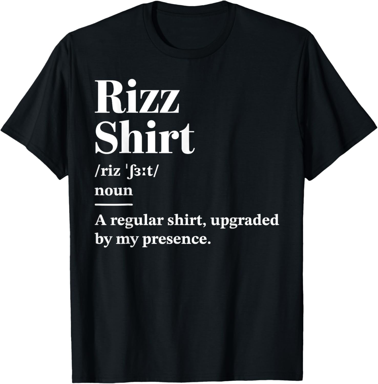 Funny Rizz Gen Z Gen Alpha Slang Charisma Meme Rizz T-Shirt - Walmart.com