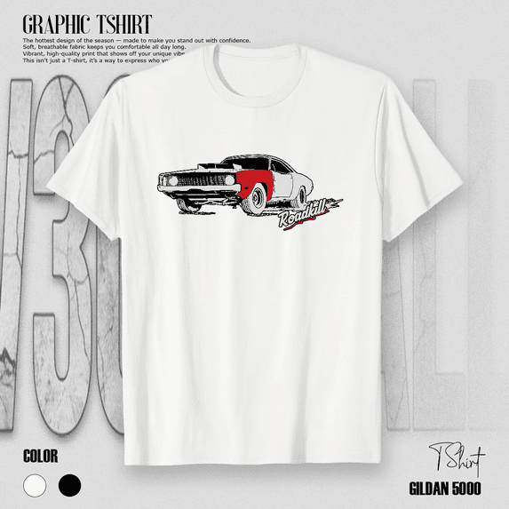 Funny Roadkill Stubby Bob Classic Car Show Graphic Humor T-Shirt V17053 ...