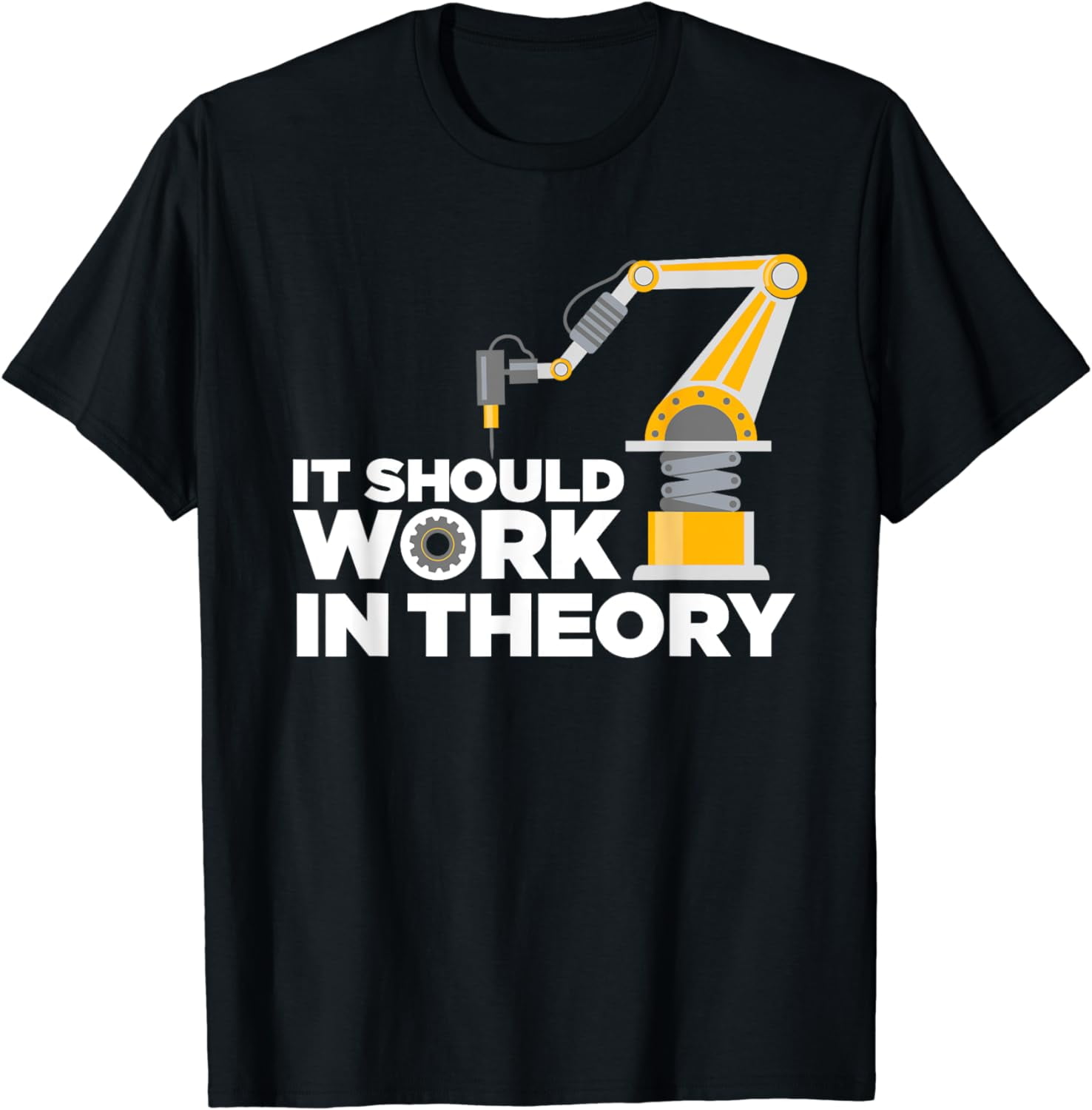 Funny Robotics Art For Men Kids Robot Robotics Engineering T-Shirt ...