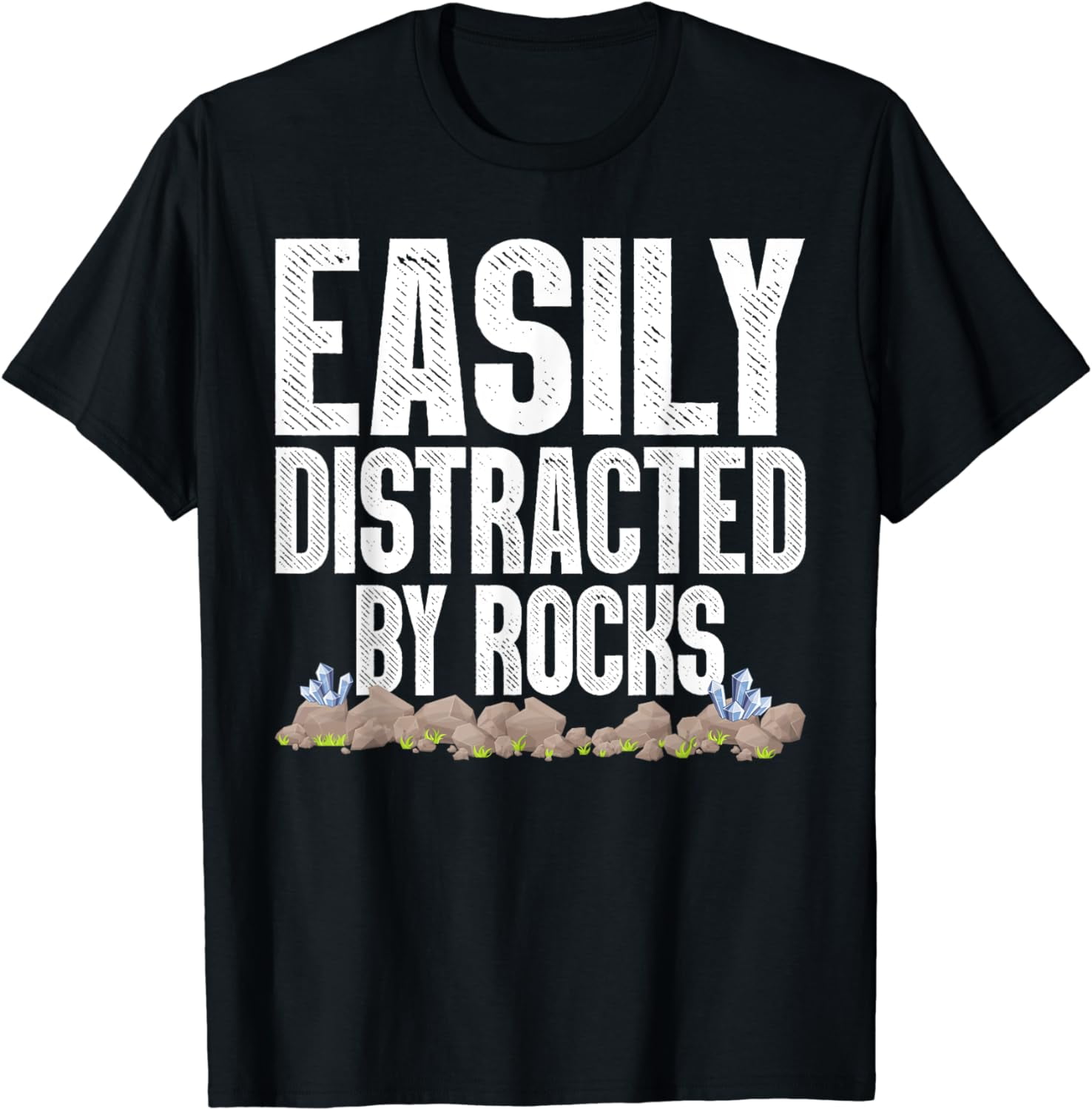 Funny Rock Collector Design For Men Women Geology Rockhound T-Shirt ...