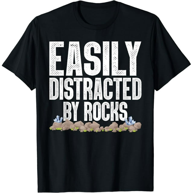 Funny Rock Collector Design For Men Women Geology Rockhound T-Shirt ...