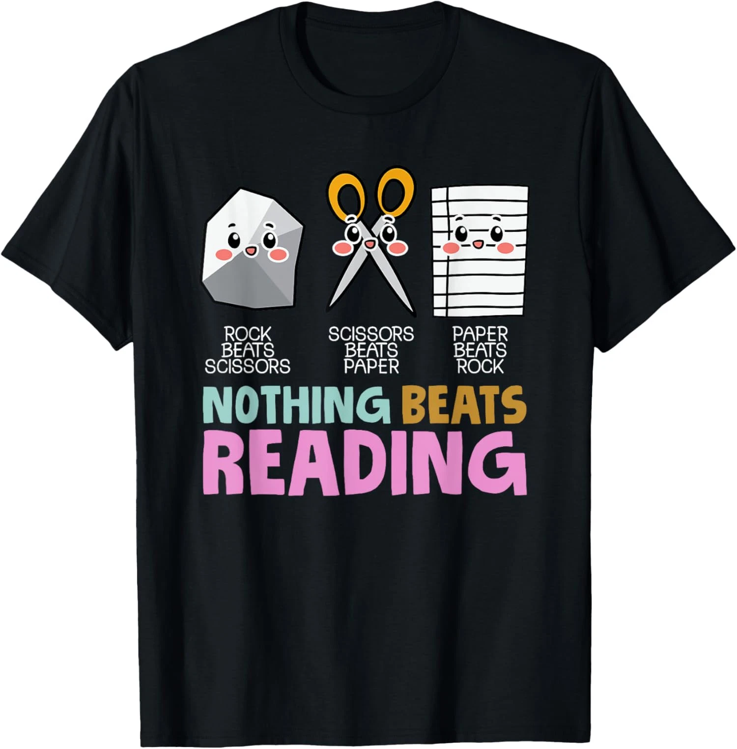 Funny Rock Paper Scissors Throat Punch I Win Sarcastic Humor Quote New ...