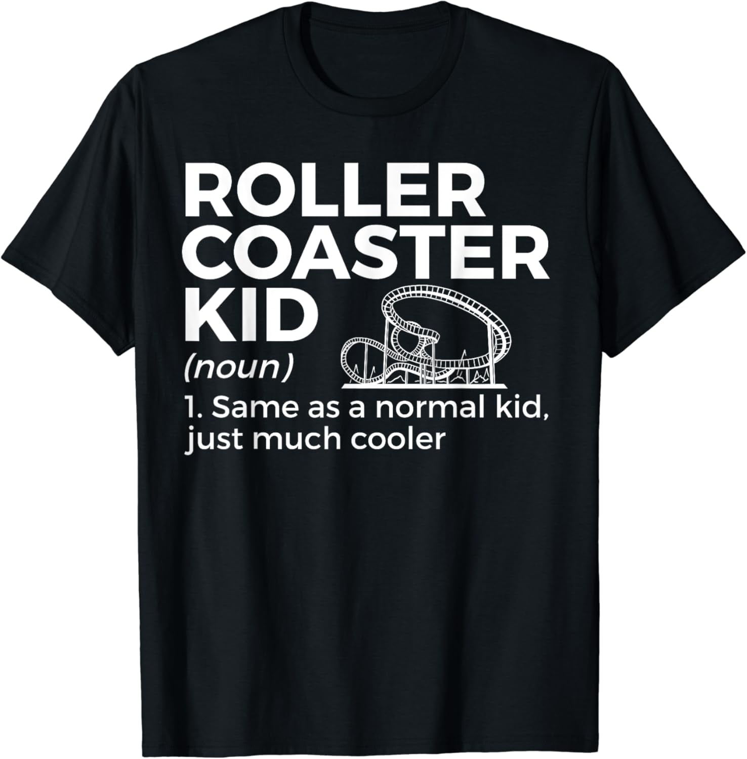 Funny Roller Coaster Kid Definition T-Shirt - Walmart.com