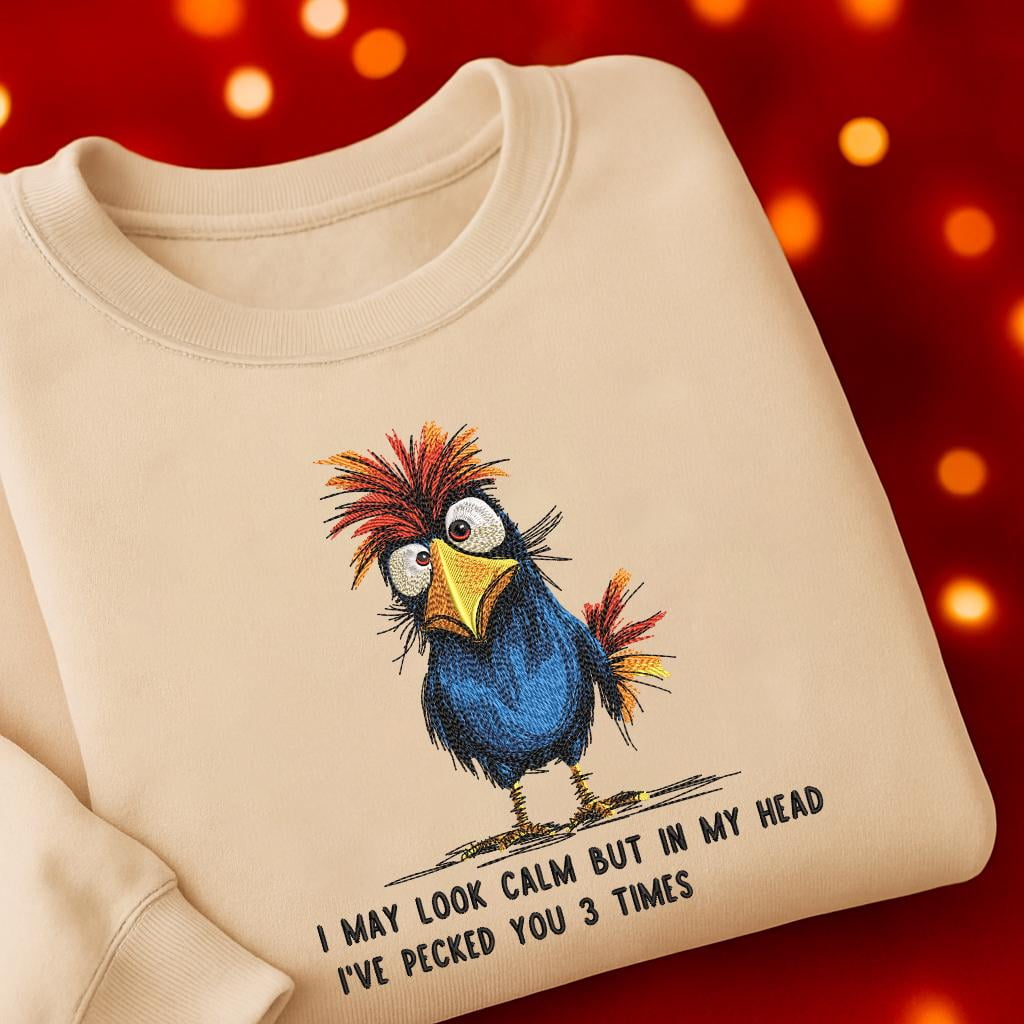 Funny Roosters Machine Embroidery Design - Fun Chickens Rooster ...